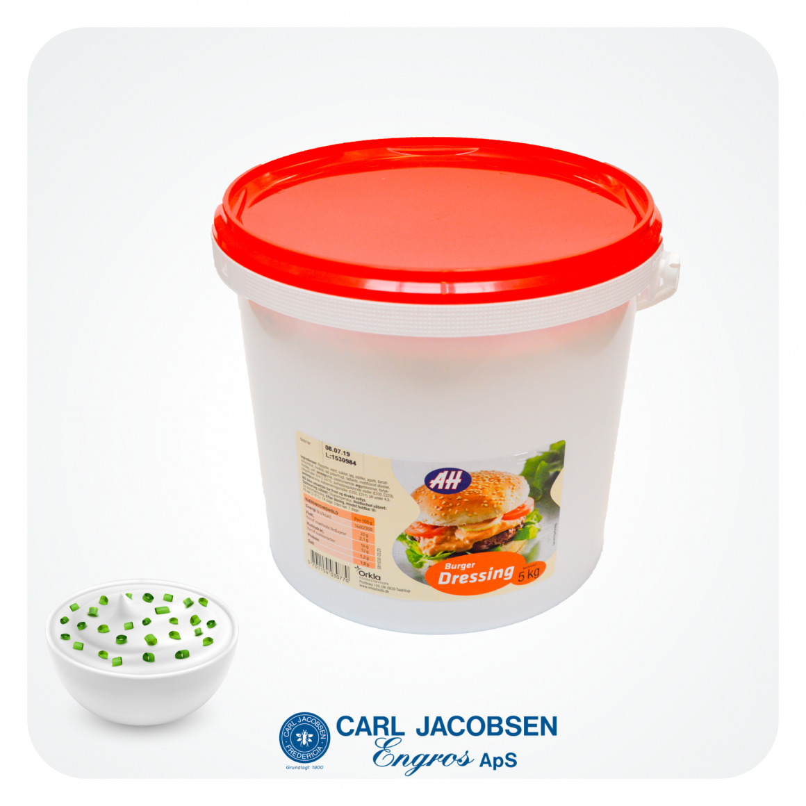 Burger Dressing AH 5 kg - Carl Jacobsen Engros ApS